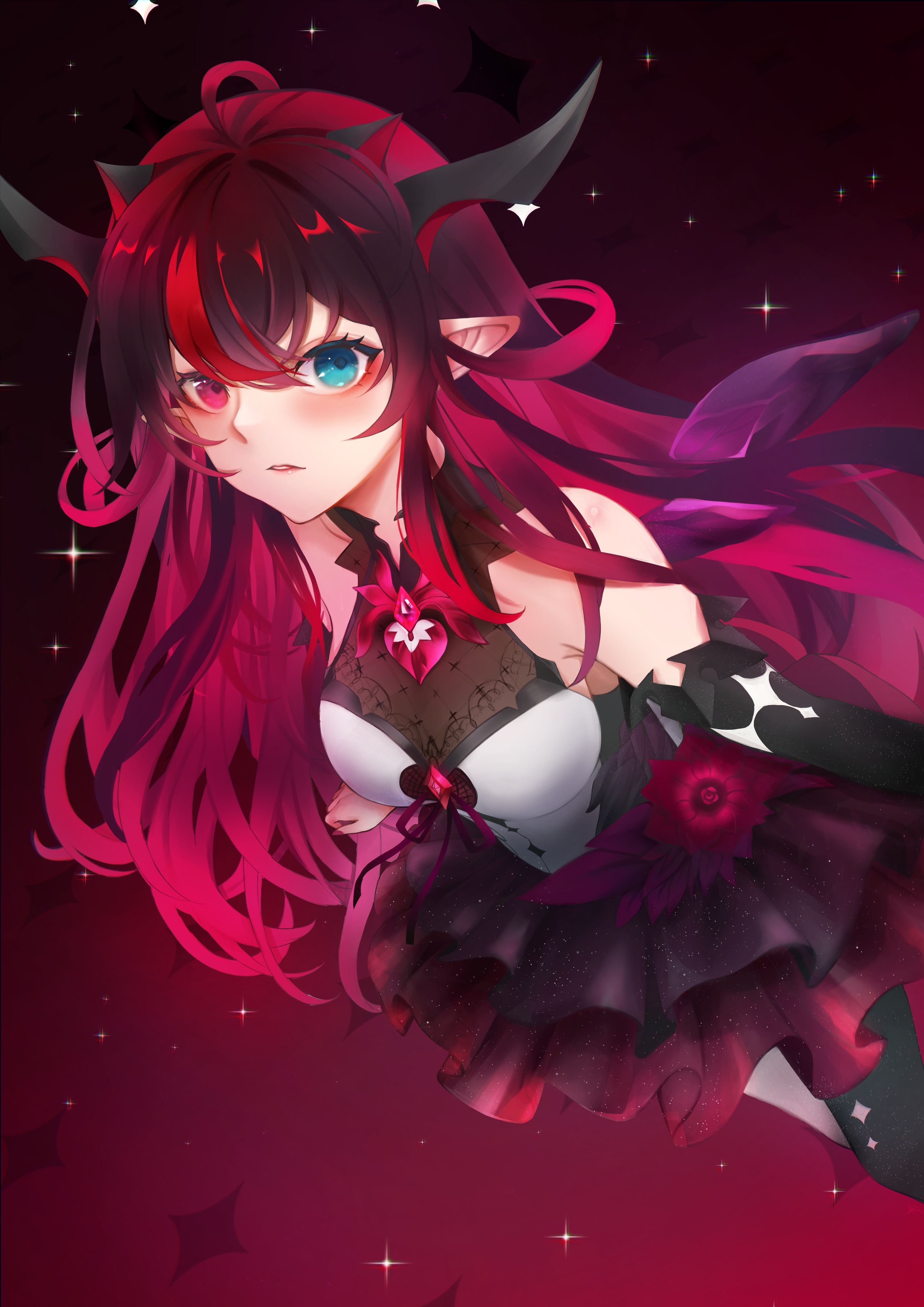 mirai'g hololive hololive english irys (hololive) heterochromia horns pointy ears | #828716 ...